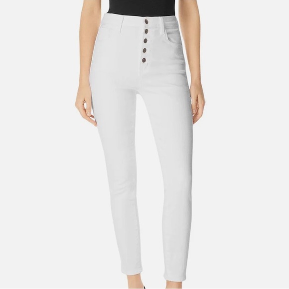 J Brand | Jeans | J Brand High Waist Wight Button Up Skinny Leg White ...